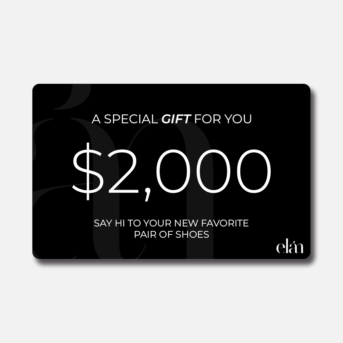 Gift card 1 – Elán Choose Your Way